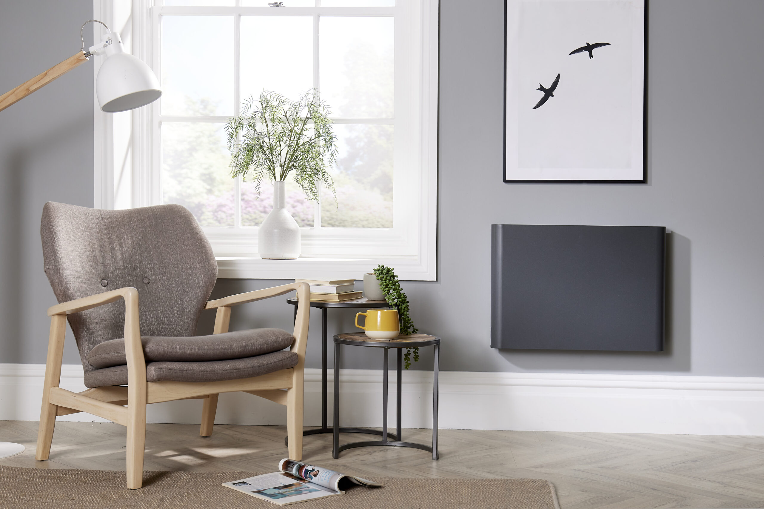 Anthracite Ecopanel XT Electric Radiator 900w
